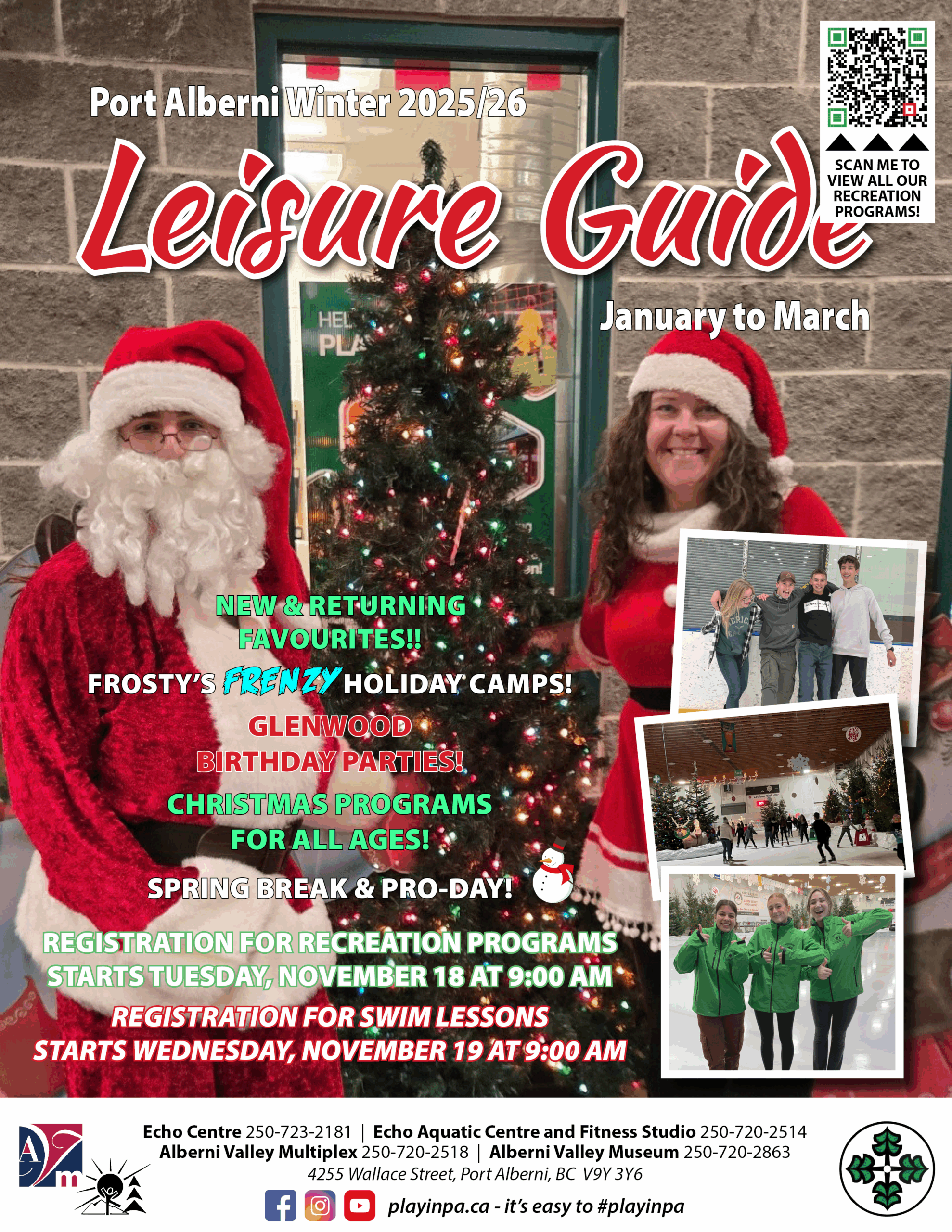 Winter eLeisure Guide is available for viewing! - Parks Recreation ...